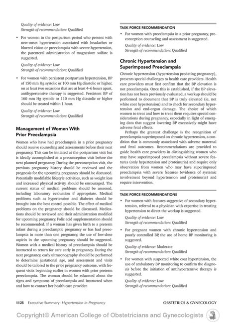 Hypertension In Pregnancy Acog 2013 PDF