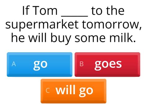 First Conditional 1 Quiz