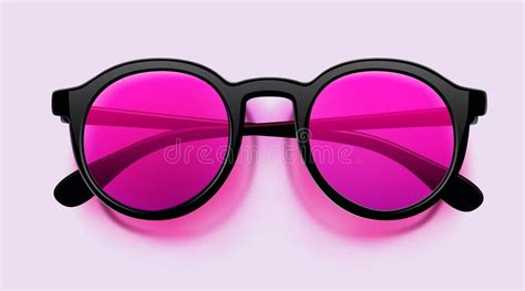 Realistic Vector Pink Sunglasses Stock Vector Illustration Of