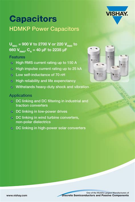 Vishay Power Capacitors At Intersolar Europe 2011 Vishay Intertechnology Flickr