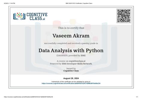 Vaseem Akram On Linkedin Datascience Python Dataanalysis Lifelonglearning Ibm