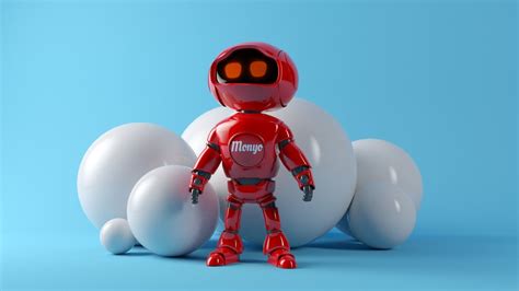 3d Model Robot Maskot Vr Ar Low Poly Cgtrader