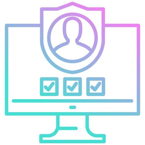 Authentication Generic Gradient Outline Icon