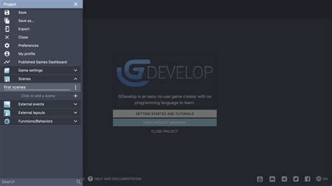آموزش توسعه بازی حرکت بازیکن در Gdevelop