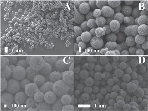Typical Fesem A And B Of Tio2 C W Tio2 And D W N Tio2 Samples Download Scientific Diagram
