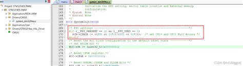 Stm32f4cubemxhal库下使能fpukeil Floating Point Hardware Csdn博客