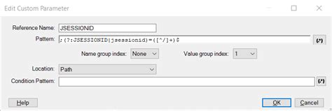 Custom Parameters Tab