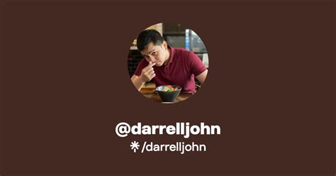 Darrelljohn Instagram Facebook Tiktok Linktree