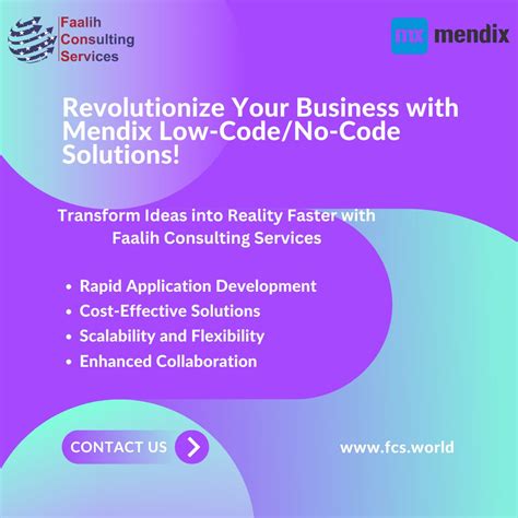 Faalih Consulting Services On Linkedin Mendix Lowcode Nocode