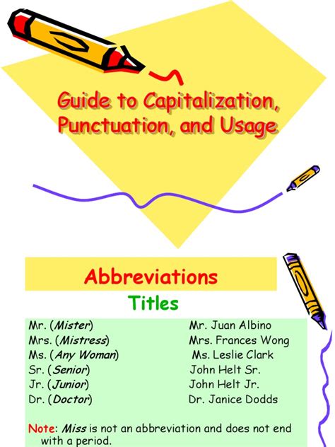 Guide To Capitalization Punctuation And Usage Comma Adjective Guide To Capitalization Punctuation And Usage Comma Adjective