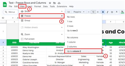 How To Freeze Rows Columns In Google Sheets Quickest Methods Software Accountant