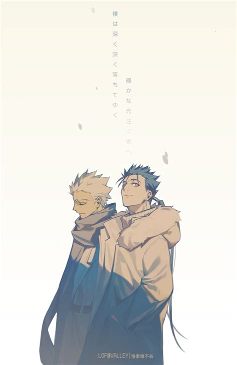 Cu Chulainn And Archer Fate And More Drawn By Valley Valley G Danbooru