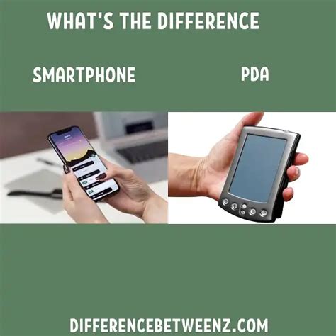 Difference Between PDA And Smartphone Difference Betweenz