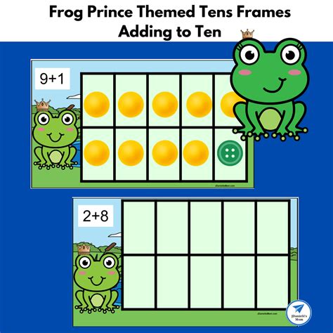 Frog Prince Themed Tens Frames Jdaniel4s Mom
