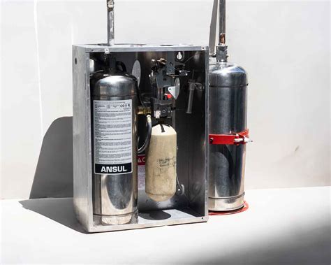 Ansul R 102 Firemaster Wet Chemical Fire Suppression System 2 3 Gallon Tanks