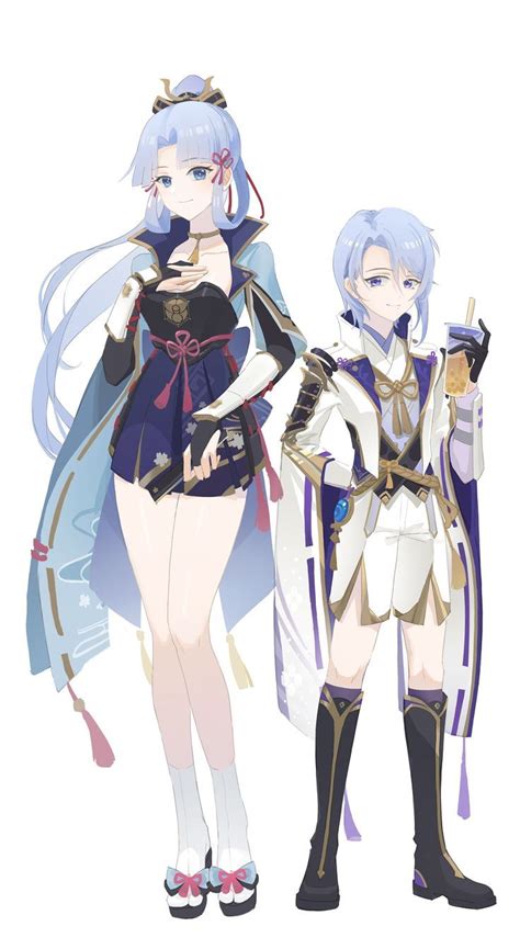 Game Character Character Design Fandom Games Kohaku Art Station Ayato Genderbend Anime