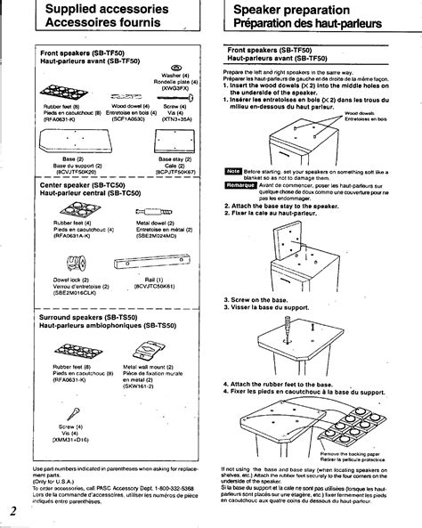 Technics Sb Tf Users Manual PDF File Created From A TIFF