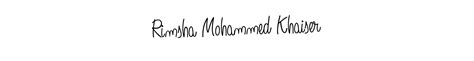 91 rimsha mohammed khaiser name signature style ideas amazing esignature
