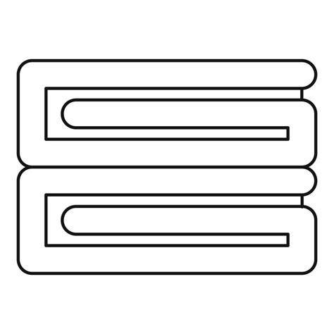 Clothes Stack Icon Outline Style 14574516 Vector Art At Vecteezy