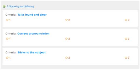Criteria Based Assessment