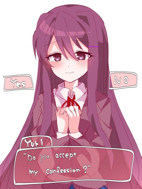 Yuri Doki Doki Literature Club Image Zerochan Anime Image Board