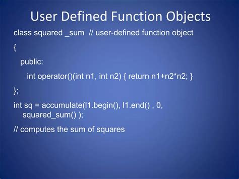 Standard Template Library STL In C PPT