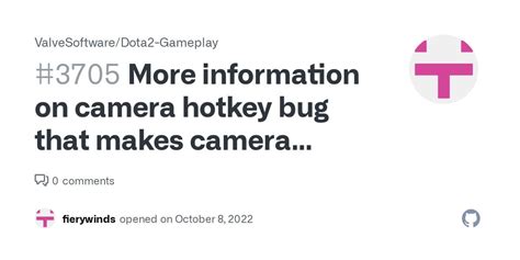 Camera Hotkey Bug Still Not Fixed This Is What My Camera Looks Like Every Second Game