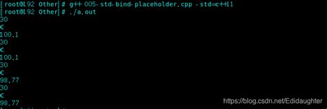 【c11】stdbind及stdplaceholdersstdbind Stdplaceholders Csdn博客