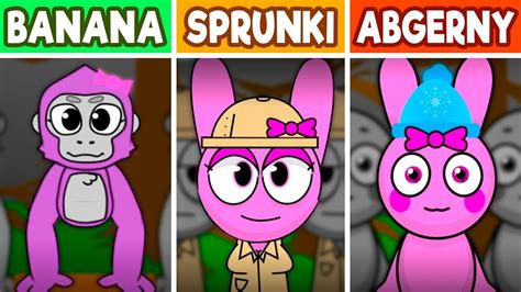 Incredibox Banana Vs Banana But Sprunki Vs Banana But Abgerny Youtube