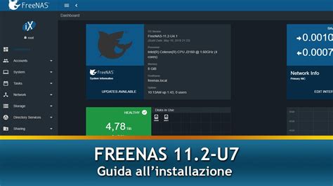 Freenas 11 2 U7 Guida All Installazione YouTube
