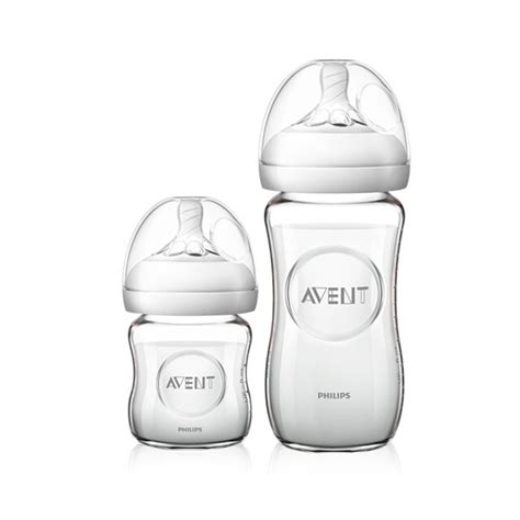 飞利浦 Avent 新安怡宽口径自然系列玻璃奶瓶n生儿套装120ml240ml奶瓶scd29104 法国原装进口视频介绍飞利浦