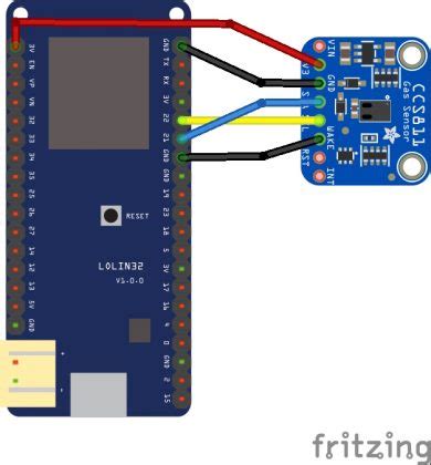 ESP32 And CCS811 Gas Sensor Example
