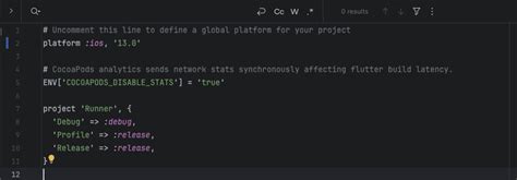 Flutter The Pod Firebasefirestore Required By The Plugin Cloudfirestore Requires A