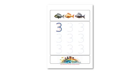 Number 3 Tracing Worksheet Webtools