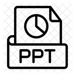 Ppt File Icon Download In Line Style