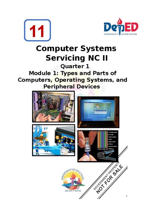 Css G11 Module 1 Q1 Computer Systems Servicing Nc Ii Quarter 1 Module