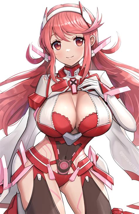 Pyra Xenoblade Prototype Danbooru