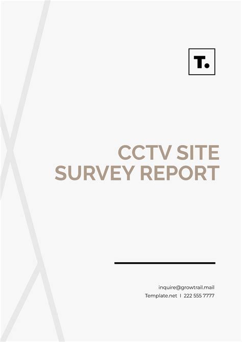 Free Survey Report Layout For Security Template To Edit Online