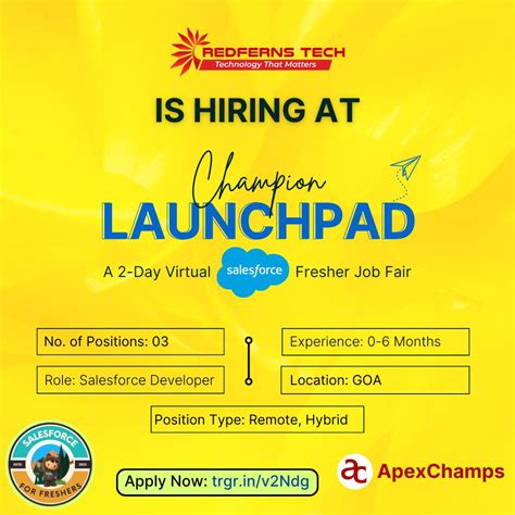 Redferns Tech Private Limited Is Hiring Salesforce Freshers To Join