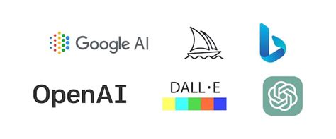Premium Vector Artificial Intelligence Set Popular Logo Apps Logotype