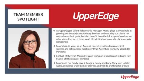 Teammemberspotlight Upperedge Llc