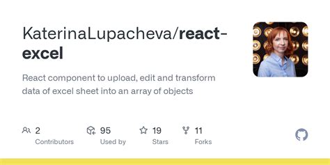 Github Katerinalupacheva React Excel React Component To Upload Edit And Transform Data Of