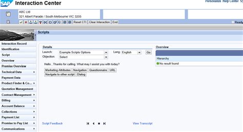 Crm Interaction Center Interactive Scripting Sap Community