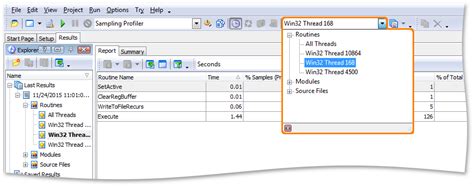 Sampling Profiler Results Overview Aqtime Documentation