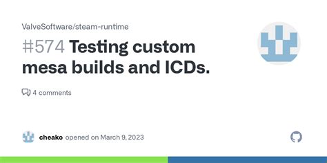 Testing Custom Mesa Builds And Icds · Issue 574 · Valvesoftwaresteam Runtime · Github