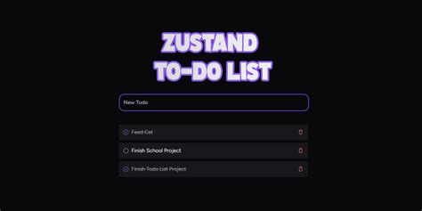 zustand todo list src screens todolist re tsx at master