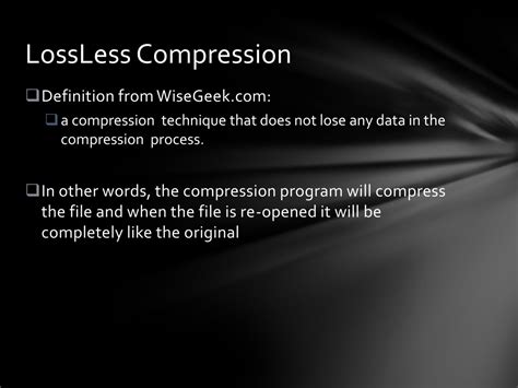 PPT Data Compression PowerPoint Presentation Free Download ID 1527450