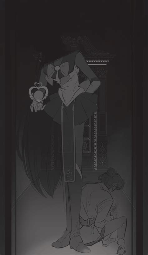 Meiou Setsuna And Sailor Pluto Bishoujo Senshi Sailor Moon Drawn By