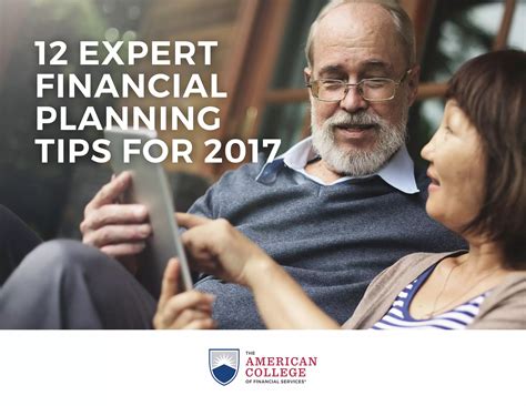 12 Expert Financial Planning Tips For 2017 Ppt