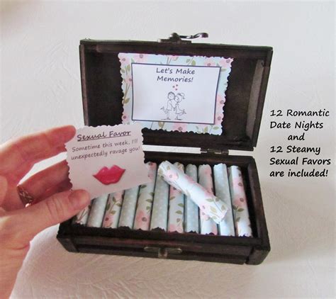 A Treasure Chest Of Fun Date Night Ideas And Sex Coupons In Etsy